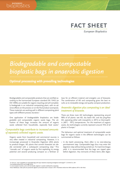 anaerobic digestion – European Bioplastics e.V.