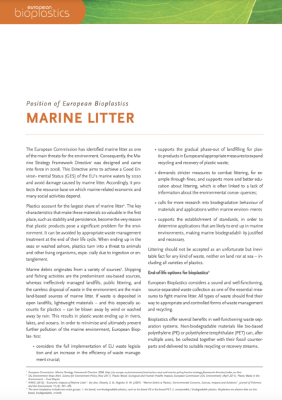 marine biodegradable – European Bioplastics e.V.